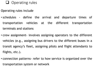 Transport engineering copy | PPT