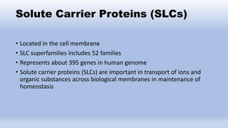 Transporter superfamilies in the human genome | PPT