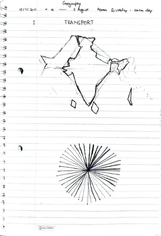 Transport: Notes - Geography | PDF