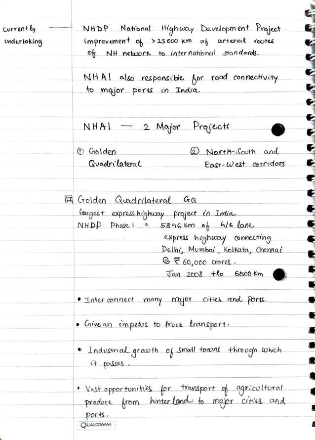 Transport: Notes - Geography | PDF