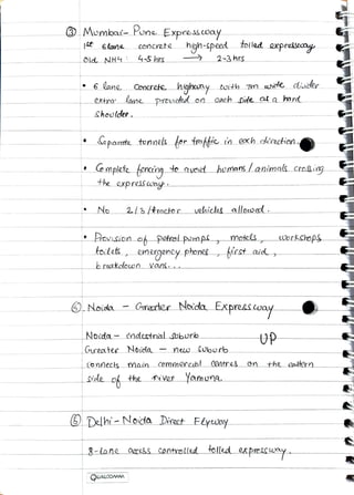 Transport: Notes - Geography | PDF