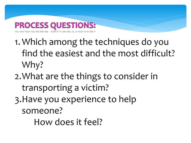 transporting a victim.pptx | First Aid | Injuries