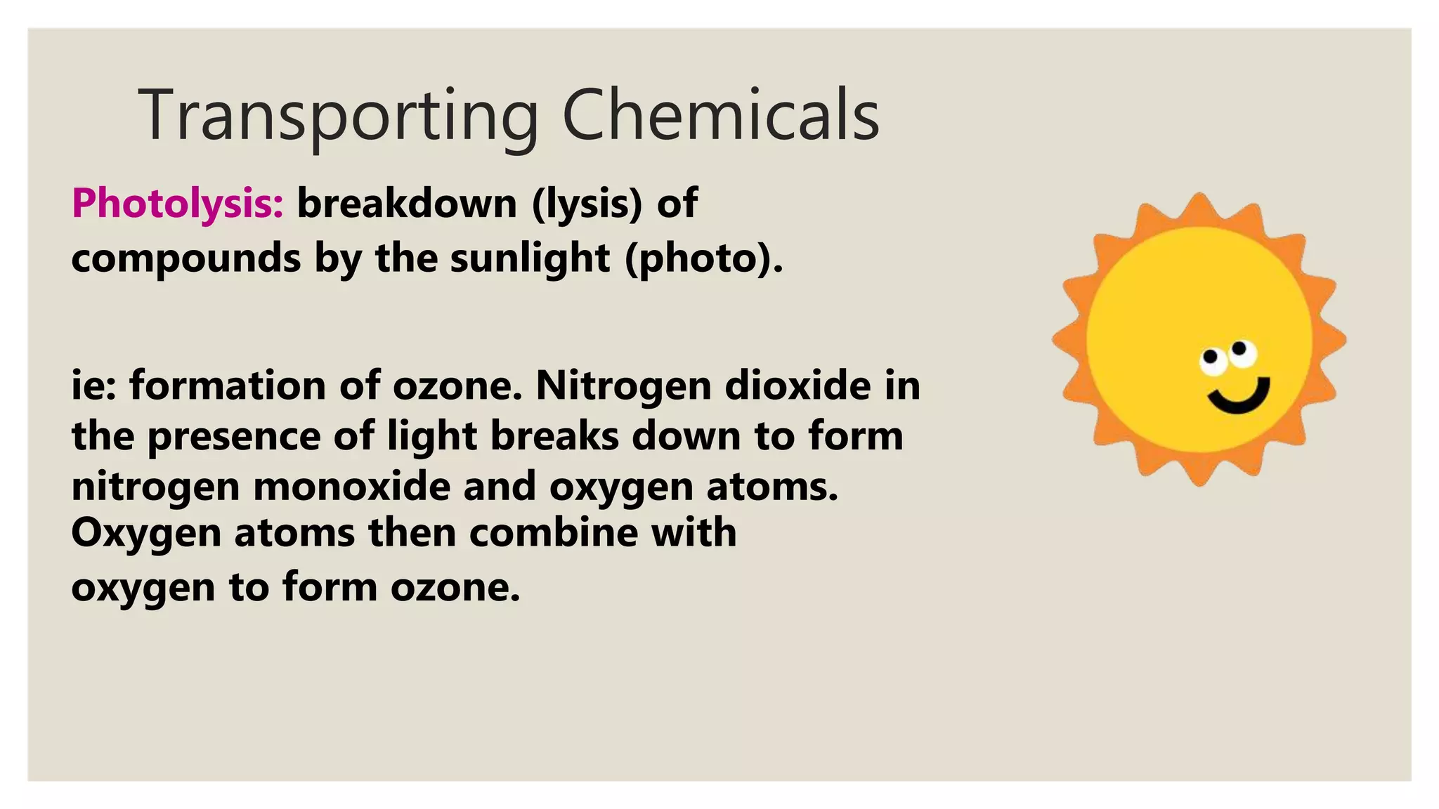 Transporting chemicals | PPTX
