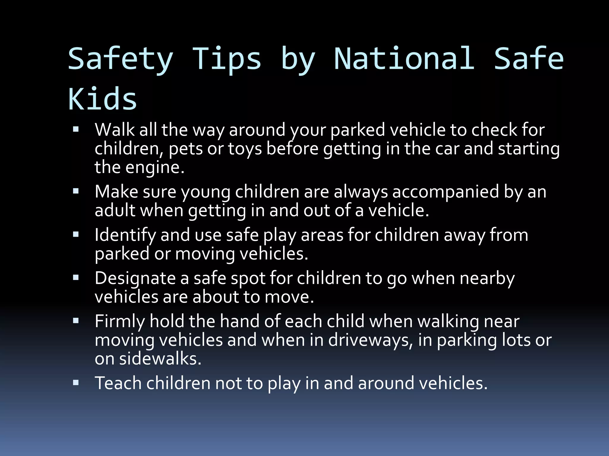 Transporting children safely 2018 | PPT