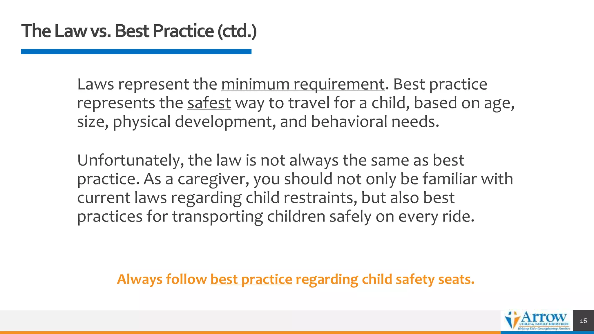 Transporting Children Safely (rev. 3 2020) | PPTX