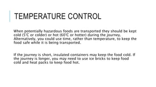 Transporting food | PPTX