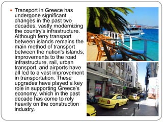 Transport system in Greece | PPT