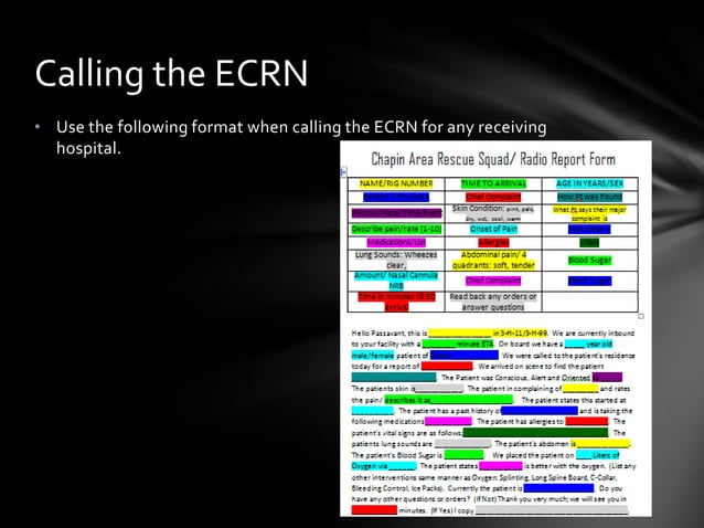 Transporting the stable patient | PPT