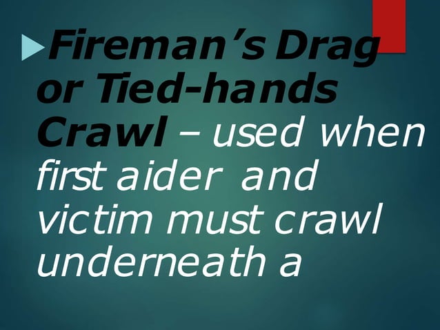 transporting the victim.pptx | First Aid | Injuries