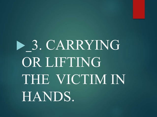 transporting the victim.pptx | First Aid | Injuries