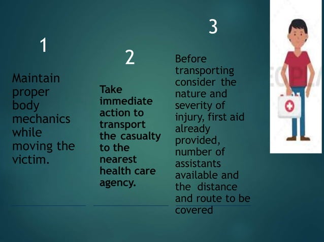 transporting the victim.pptx | First Aid | Injuries