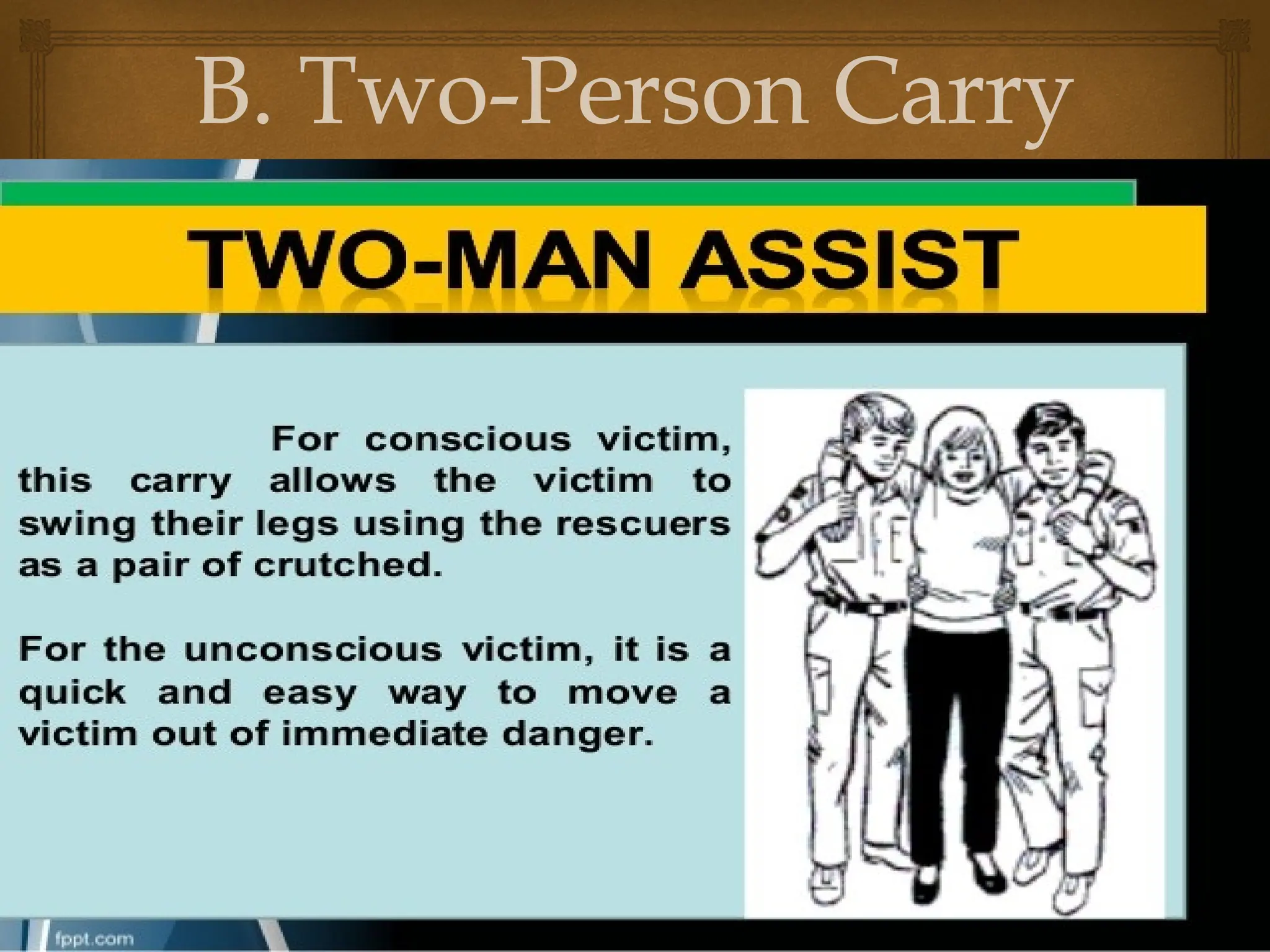 Transporting the Victim (Drag and Carry Techniques) | PPTX