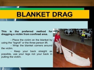 Transporting the Victim (Drag and Carry Techniques) | PPTX