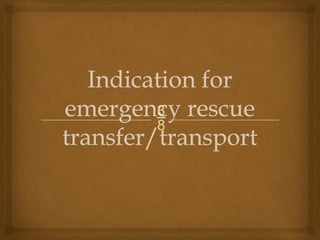 Transporting the Victim (Drag and Carry Techniques) | PPTX