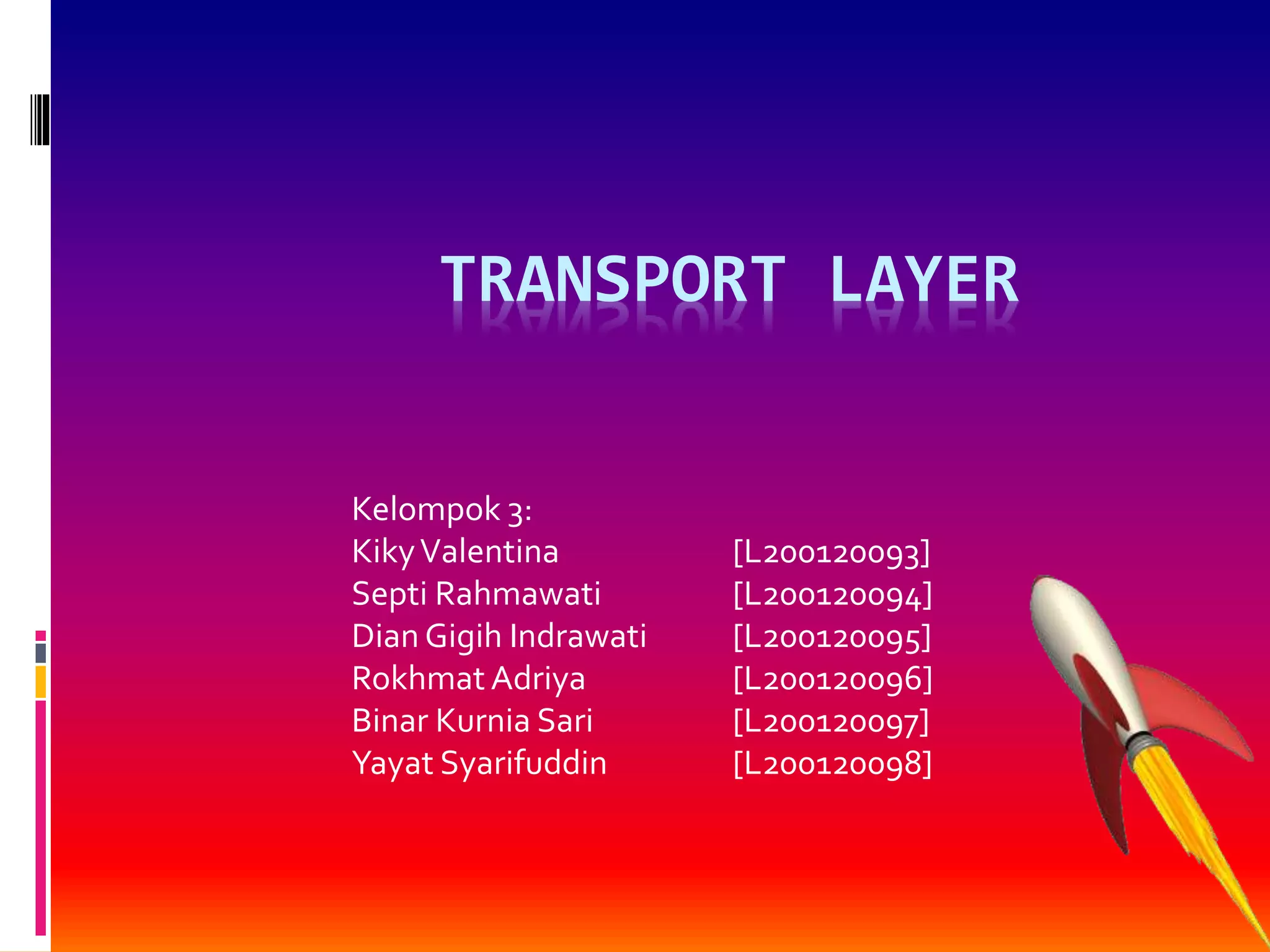Transport layer | PPT