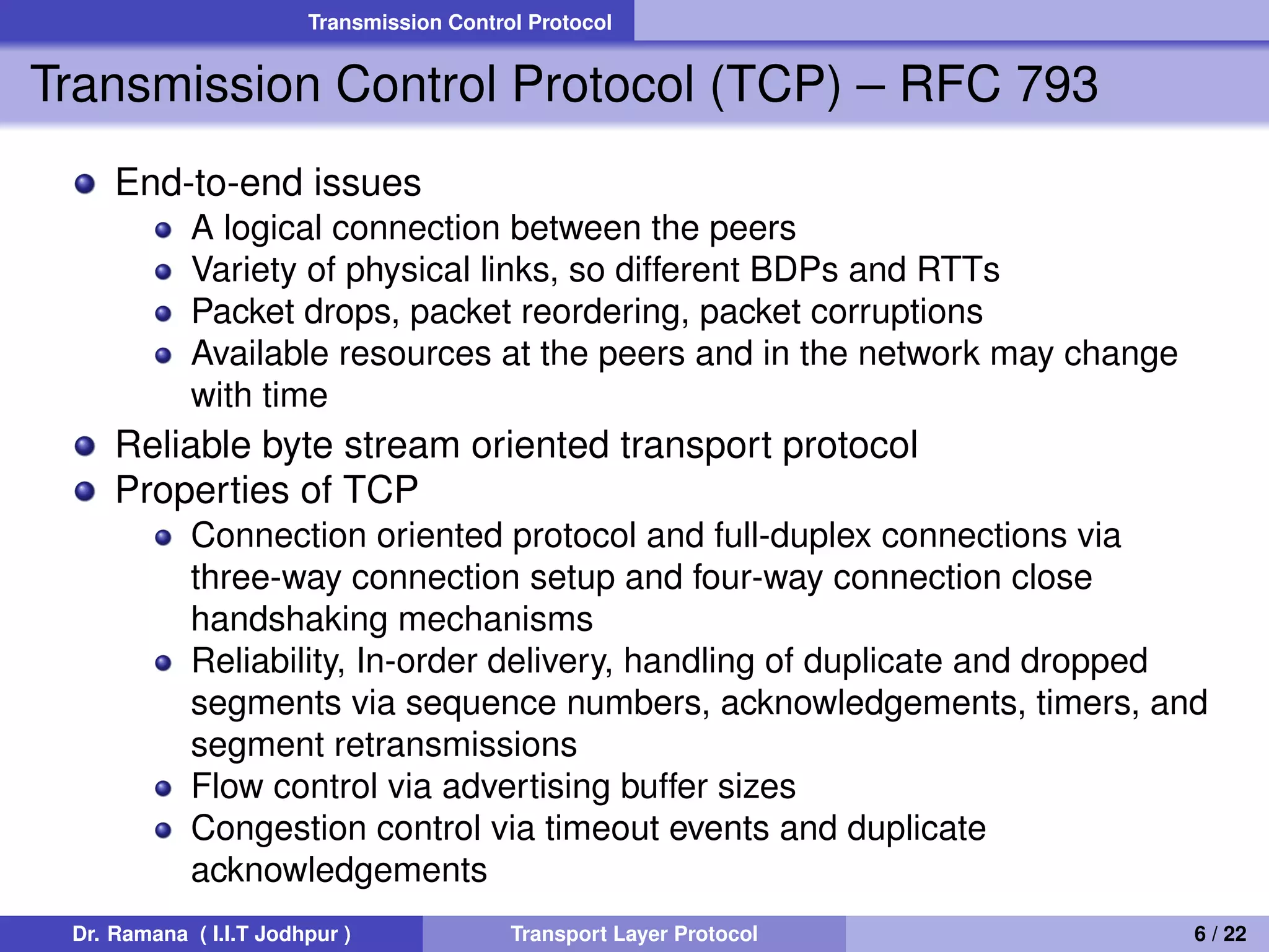 Transport layer | PDF