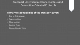 Transport layer | PPTX