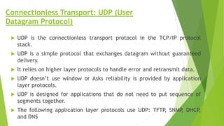 Transport layer | PPTX