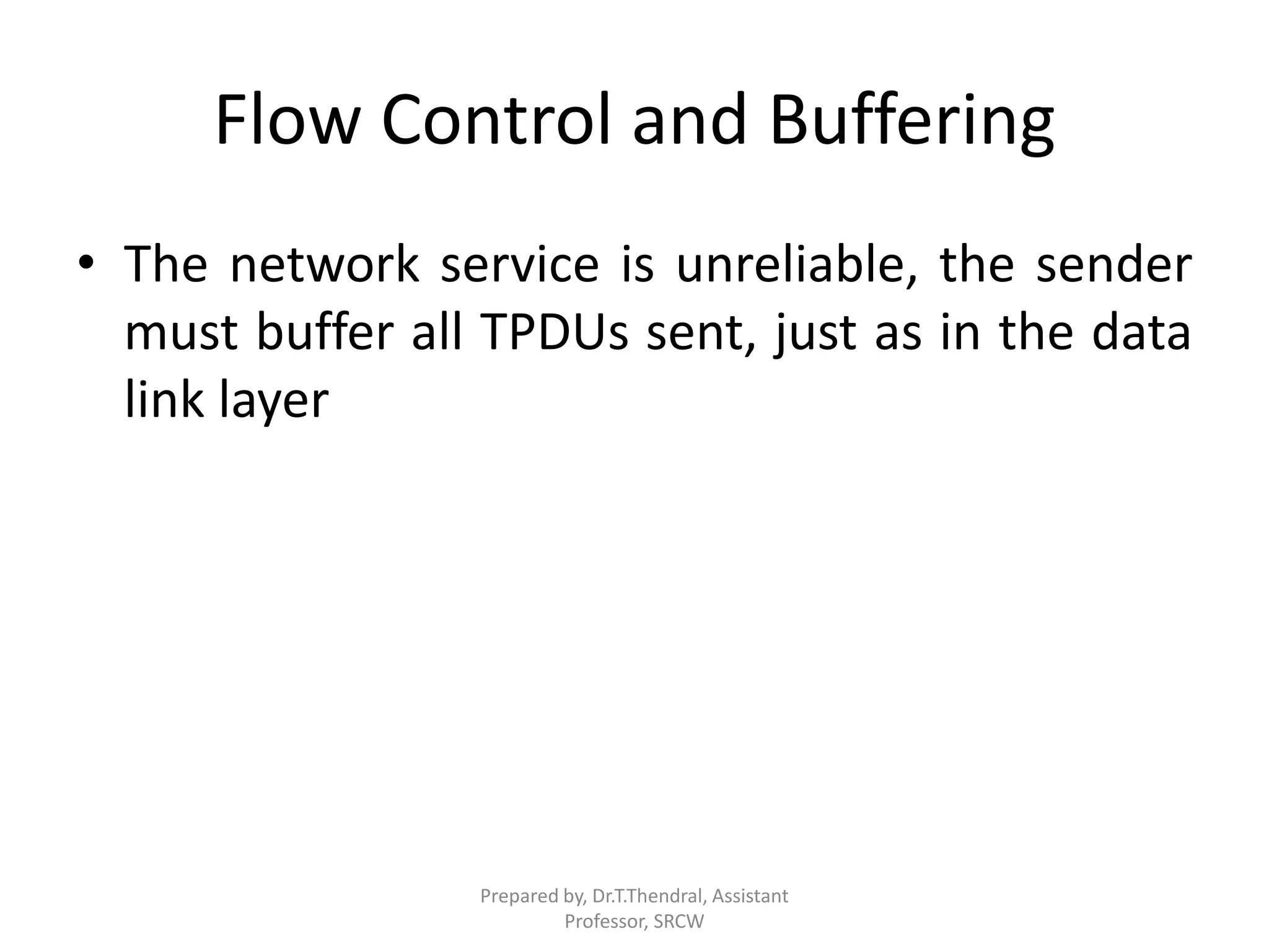 Transport Layer.pptx | Computer Networking | Computing