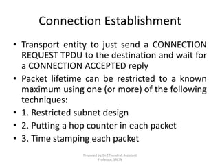 Transport Layer.pptx | Computer Networking | Computing
