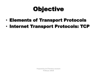 Transport Layer.pptx | Computer Networking | Computing