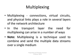 Transport Layer.pptx | Computer Networking | Computing