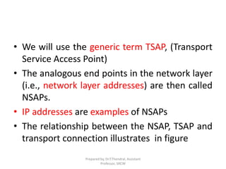 Transport Layer.pptx | Computer Networking | Computing