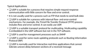 Communication networks transport layer ppt | PPTX