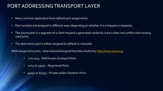 Aplication and Transport layer- a practical approach | PDF