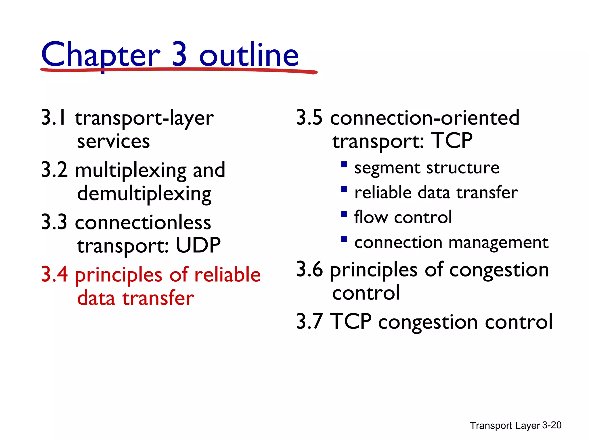 Transport layer (computer networks) | PPT