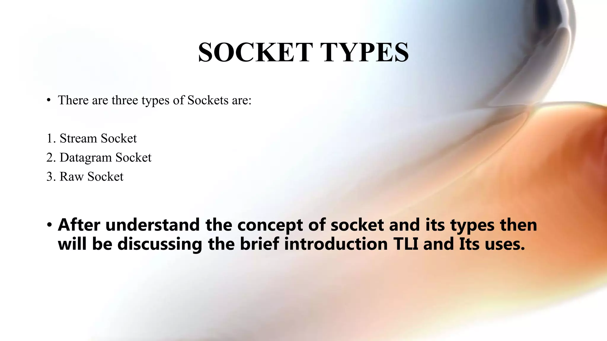 Transport layer interface | PPTX