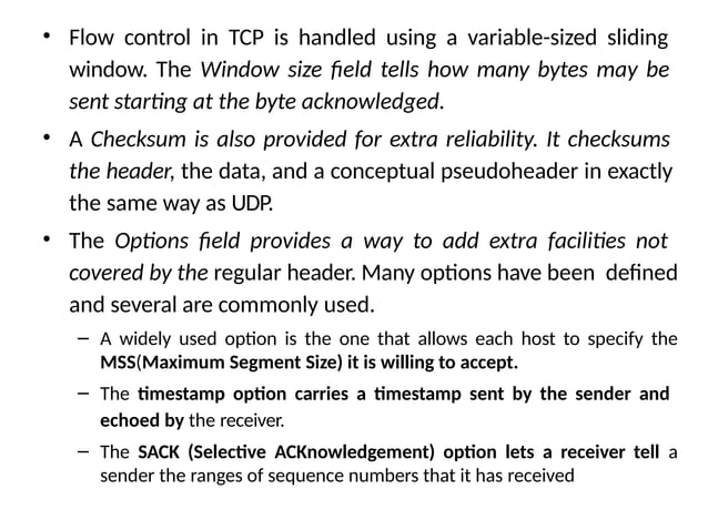 Transportlayerunit4computernetworkunit4 Pptx