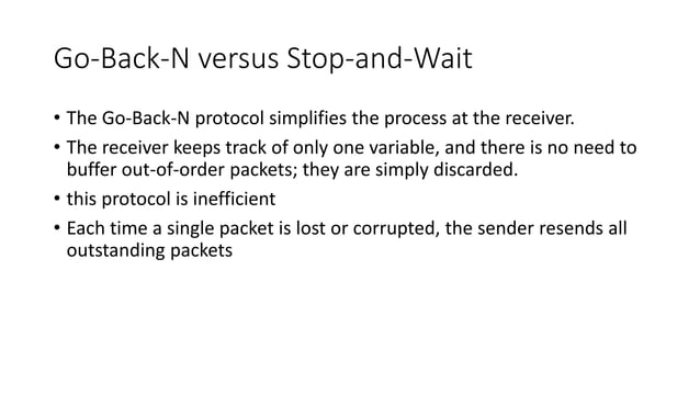 Transport layer protocols : Simple Protocol , Stop and Wait Protocol ...