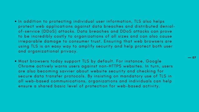 Transport Layer Security Ppt