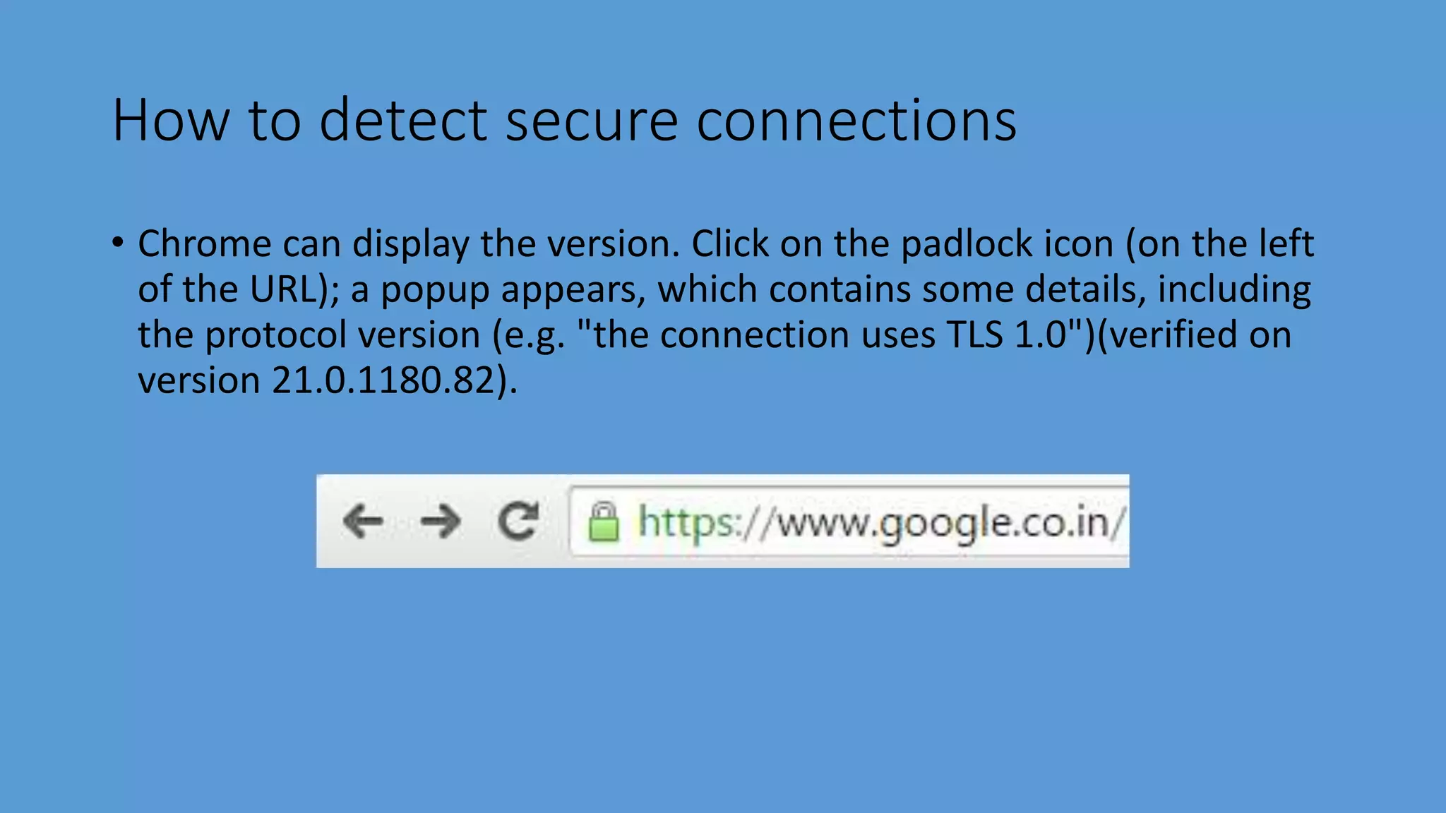Transport layer security (tls) | PPTX