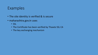 Transport layer security (tls) | PPTX