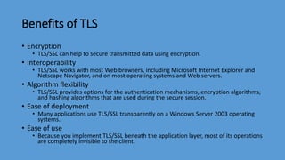 Transport layer security (tls) | PPTX