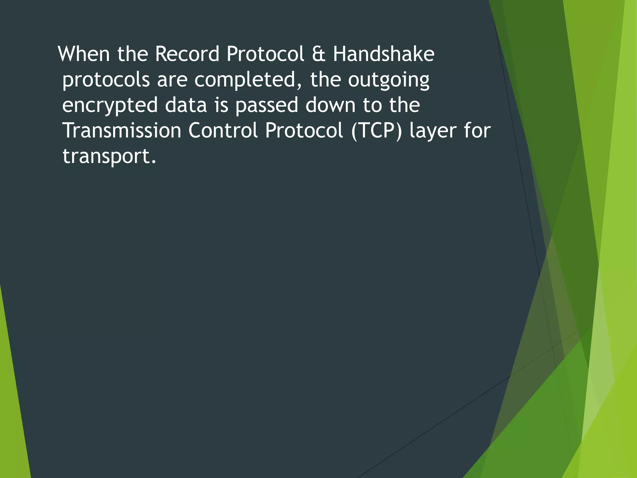 Transport Layer Security (TLS) | PPTX