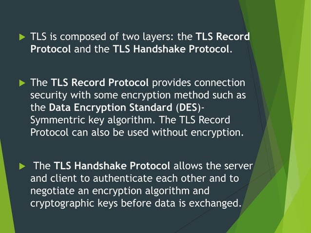Transport Layer Security (TLS) | PPTX | Internet | Computing