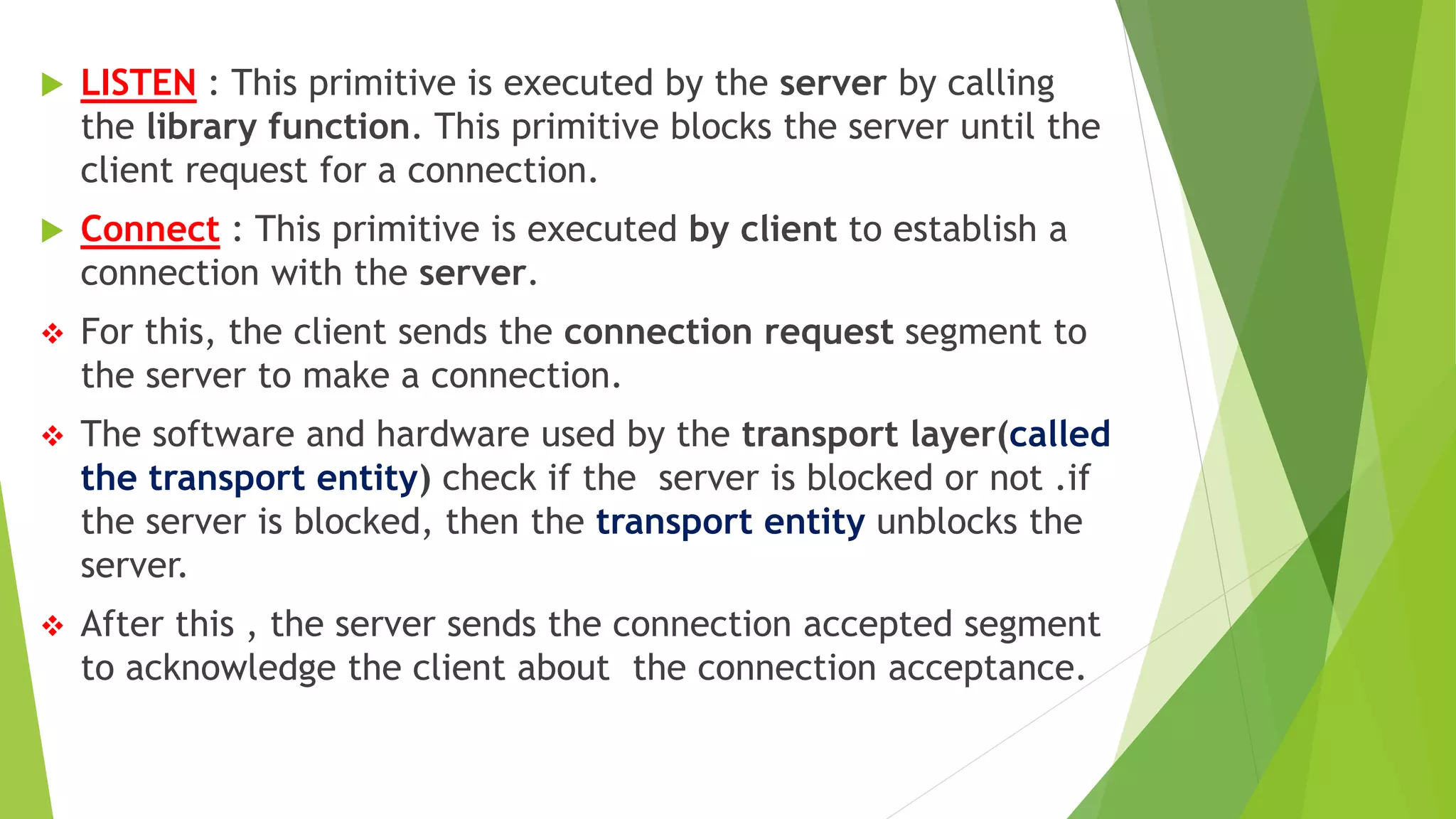 Transport layer services (cn) | PPTX