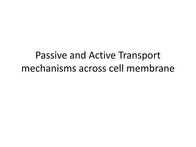 Transport machanism | PPT