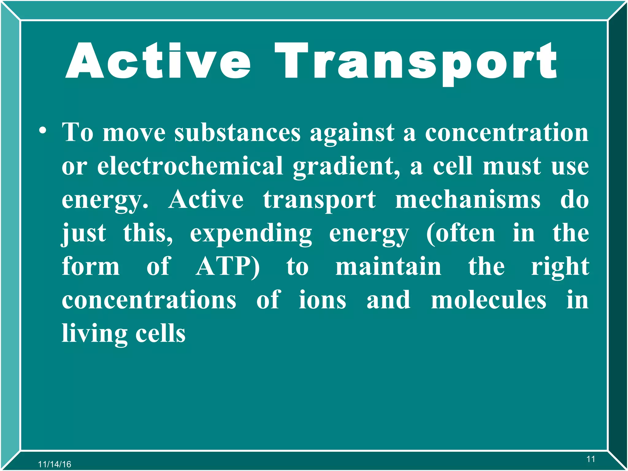 Transport mechanism | PPT