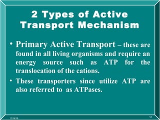 Transport mechanism | PPT