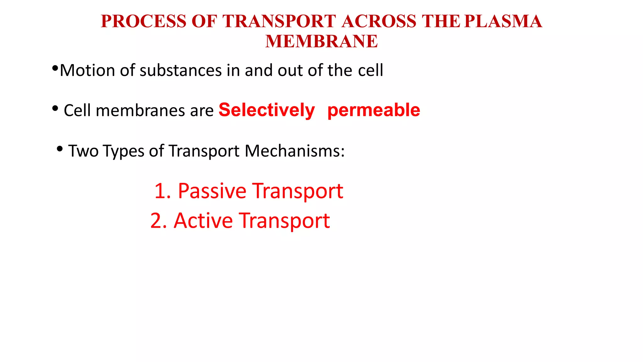 Transport mechanism | PPTX