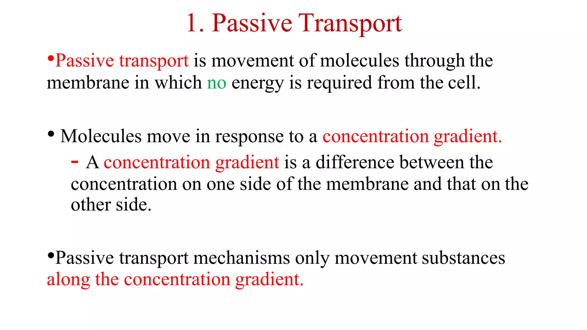 Transport mechanism | PPTX