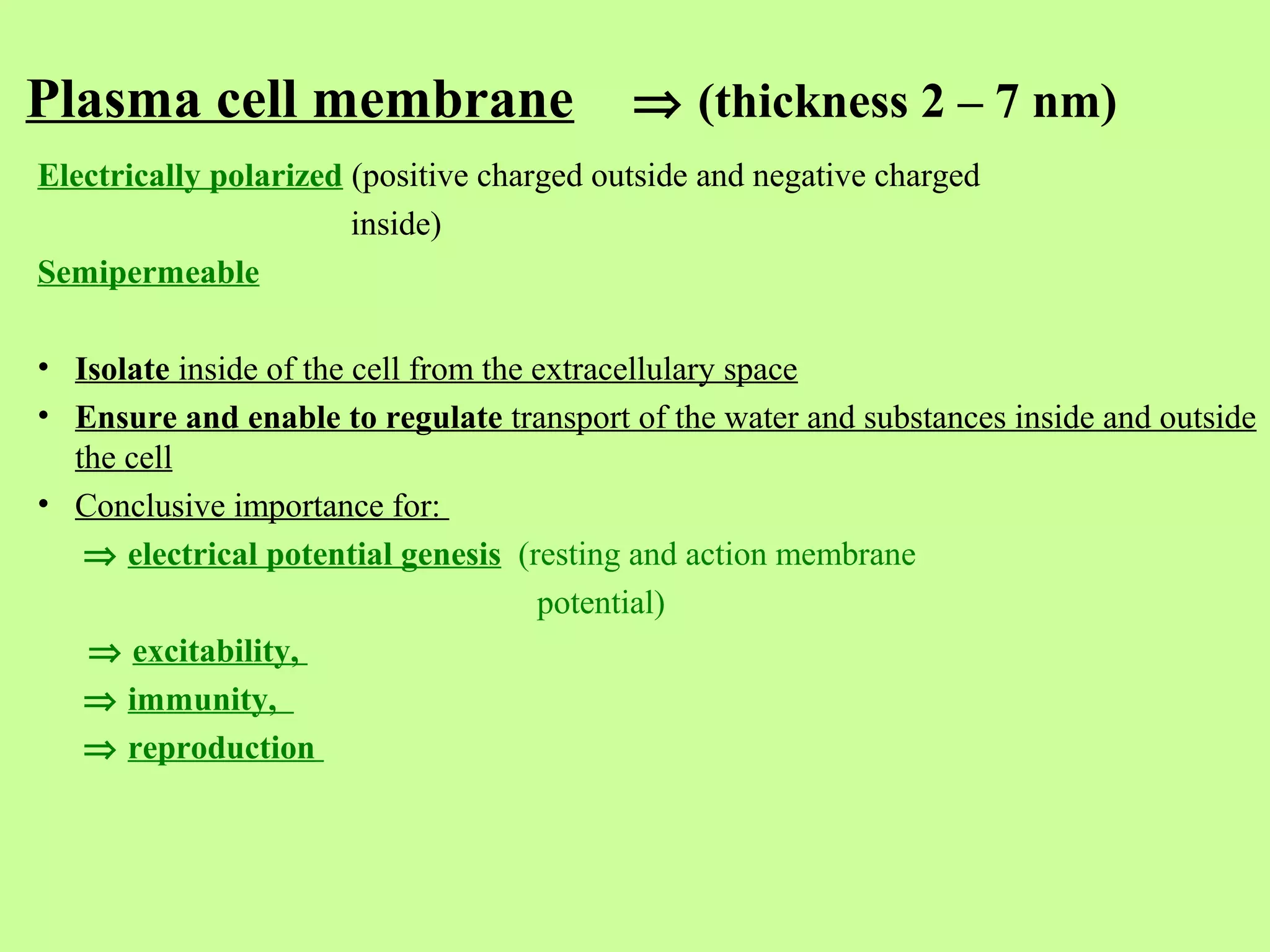 The properties of biological fluids and features of transport through ...