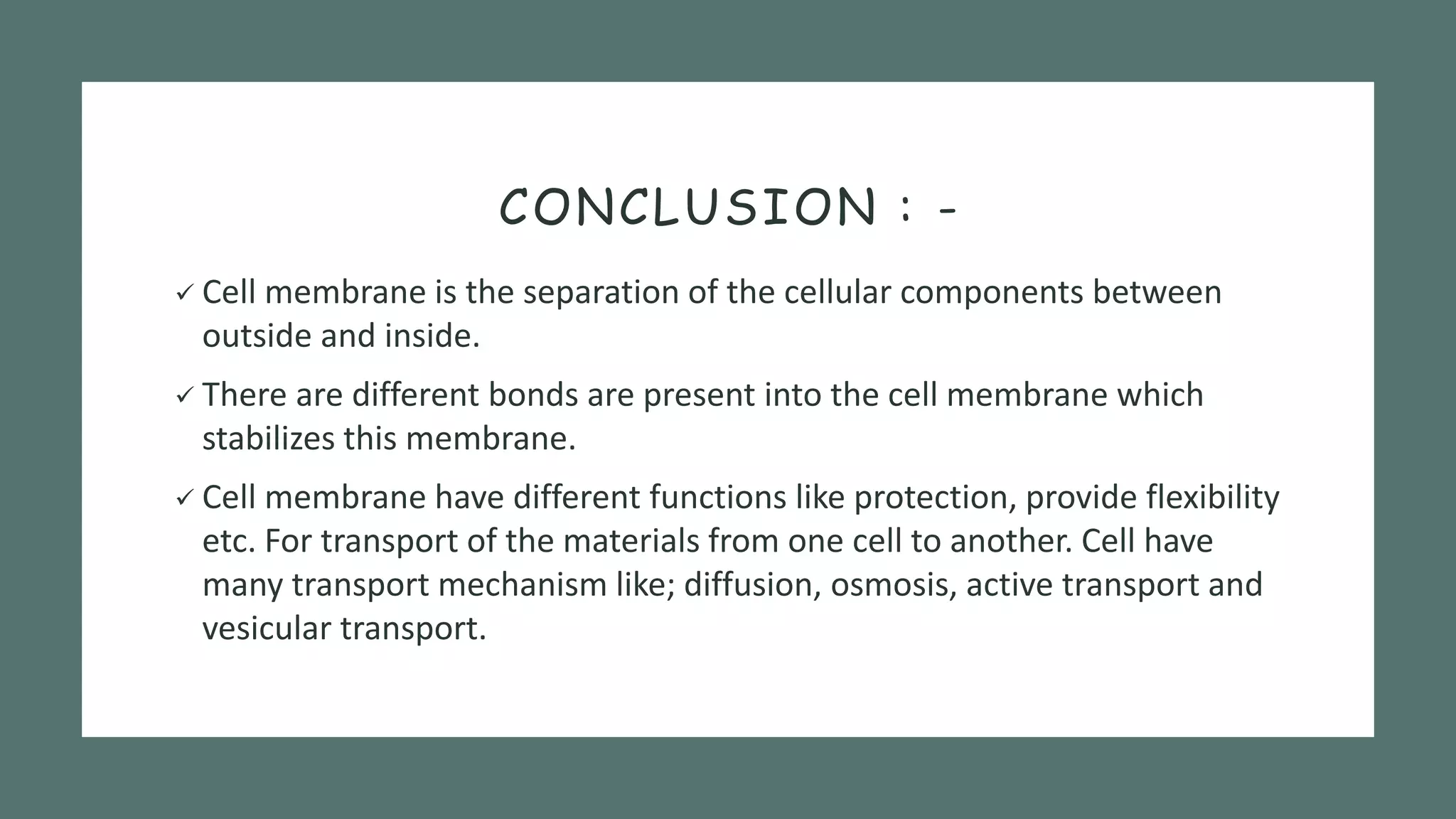 Transport mechanisms and their models. | PPTX