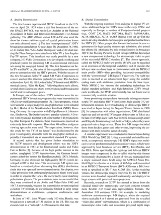 Transport methods in 3DTV--A Survey | PDF