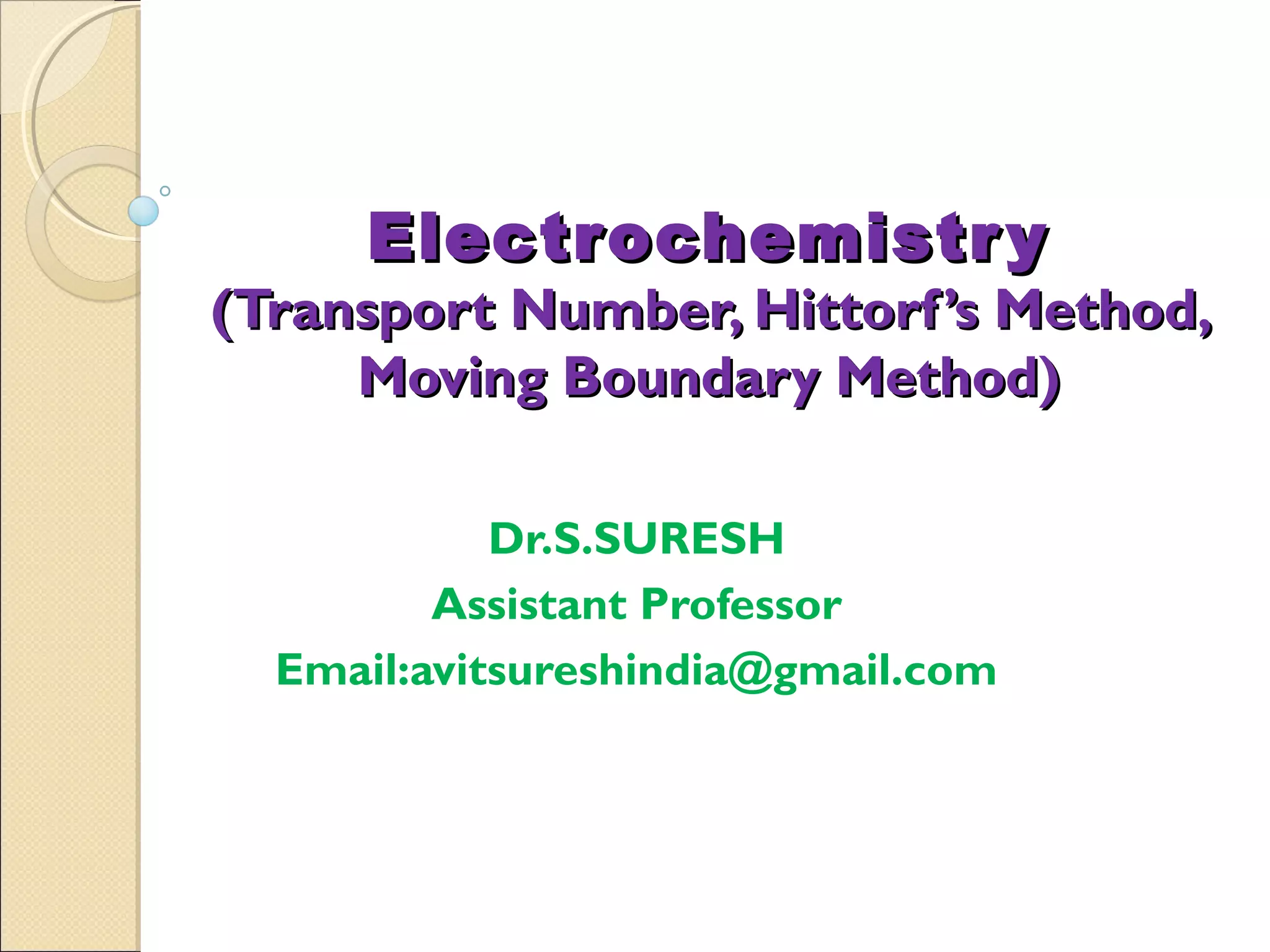 Transport number | PPT