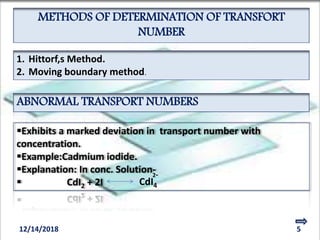 Transport number | PPTX